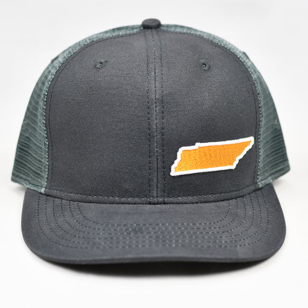 Smoke Grey - TN - Orange & White – Atlanta Cap Company